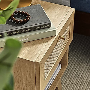 Modway Soma Nightstands, Oak, 15.5 x 15.5 x 21.5