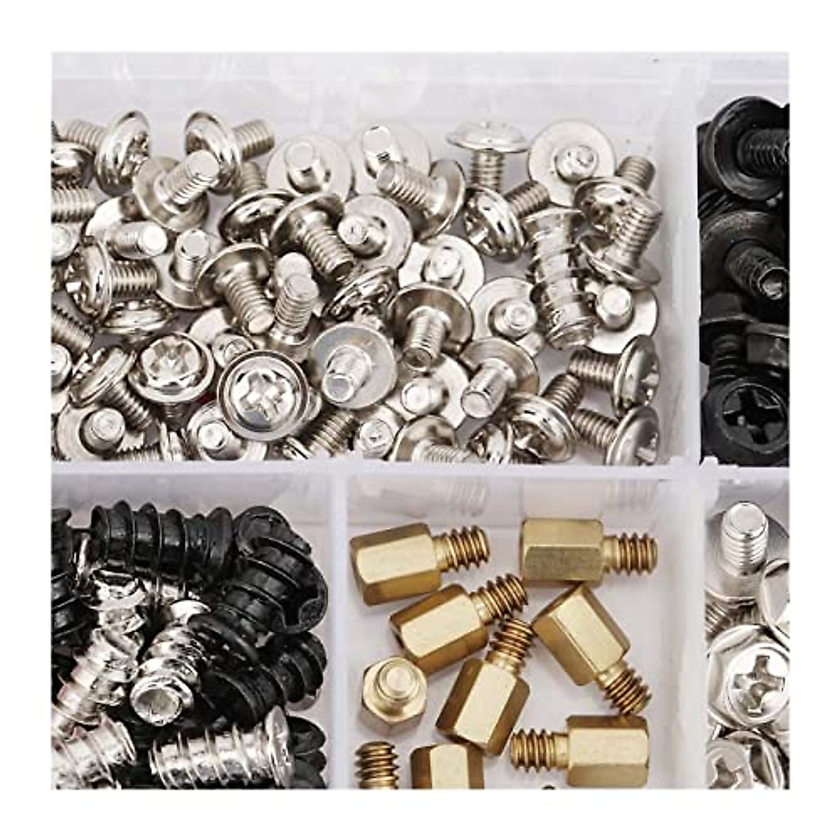 TYFZ Screw PCB Motherboard Spacing Screws & Insulating Gaskets Assortment Kit DIY PC Computer Repairing Accessories Easy to Install