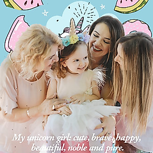 Shonyin Silver Unicorn Necklace for Women Girls CZ Unicorn Heart Necklace You Are Magical Christmas Birthday Valentines Stocking Stuffer Gifts for Girls Daughter Granddaughter Niece