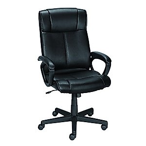 STAPLES® Turcotte Luxura® High Back Executive Chair, Black
