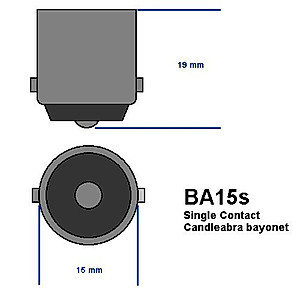 Halco JC20/2WW/BA15S/LED2 81100 LED JC 2.3W 3000K IP65 BA15S PROLED
