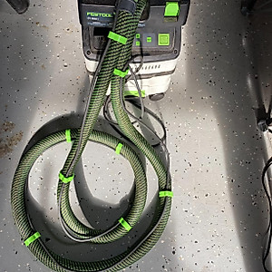 ToolCurve Coiled Hose Clips Compatible with Festool 27mm Hoses - Made in USA