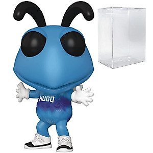 POP NBA Mascots: Charlotte - Hugo Funko Pop! Vinyl Figure (Bundled with Compatible Pop Box Protector Case), Multicolored, 3.75 inches