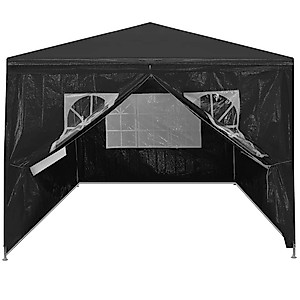 Party Tent,Outdoor Gazebo, Hardtop Gazebo,Backyard Gazebo,Patio Gazebo,Grill Gazebo,UV and Water Resistant,for Barbeque, Patio, Deck,Garden Party,Lawns,9'10"x13'1" Anthracite