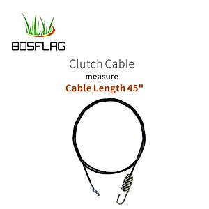 BOSFLAG 2 Pack 746-04229 Drive Clutch Cable Replaces MTD 746-04229 Clutch Cable, MTD 946-04229, 746-04229B, 946-04229B for MTD SB624, SB626, SB628, SB630, Cub Cadet 524SWE, 524WE, 526SWE Snowblowers