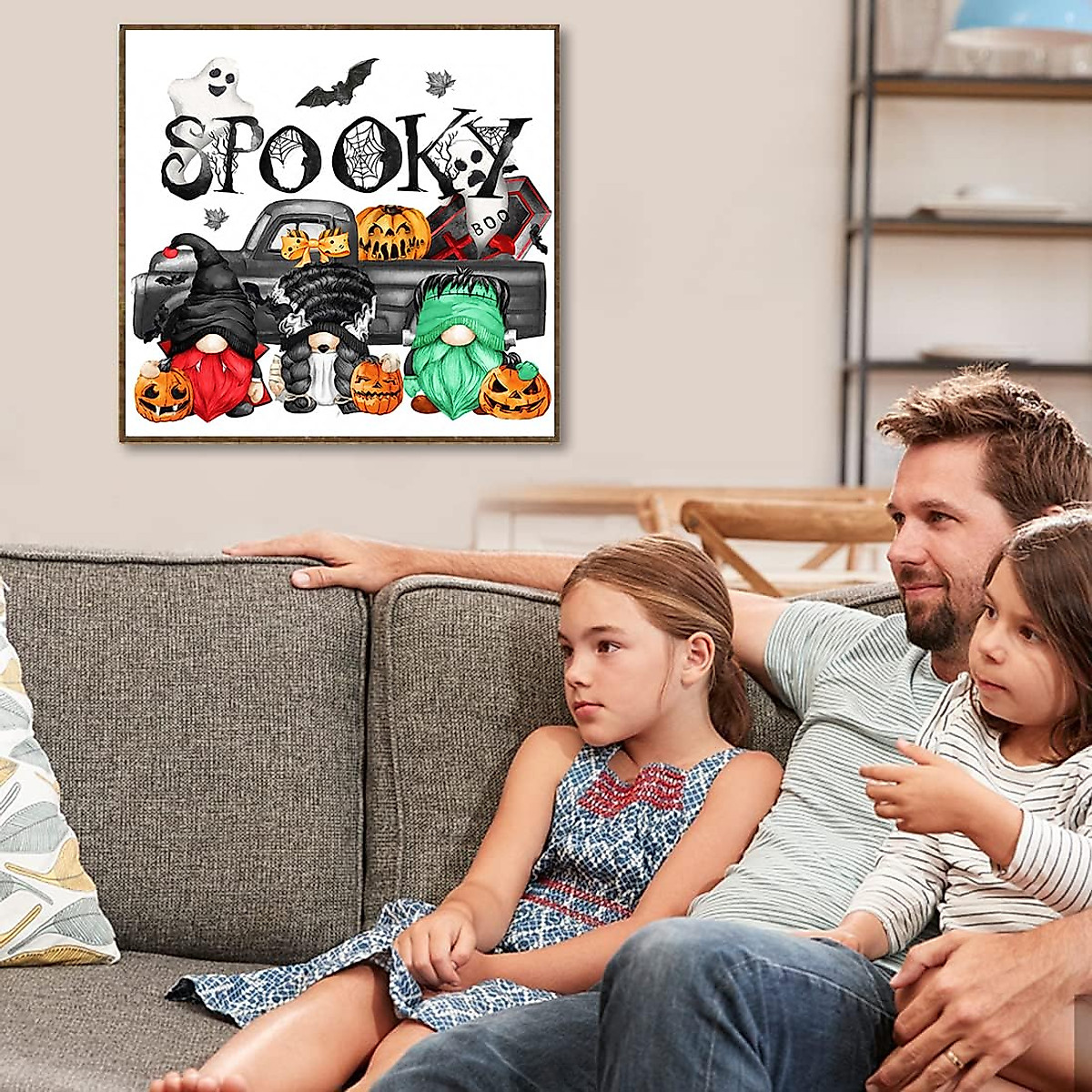 VIGEGU Halloween Gnome Diamond Painting Kits for Adults - Diamond Art Kits 5D Paintings with Diamond Dots Full Drill Round Gem Art,for Halloween Spooky DIY Gift and Home Decor12 x 12inch rectangle