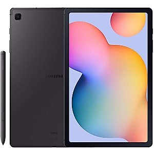 SAMSUNG Galaxy Tab S6 Lite 10.4'' (2000x1200) WiFi Tablet Bundle, 4GB RAM, 64GB Storage, Bluetooth, Android 10, S Pen, Tablet Cover + Accessories