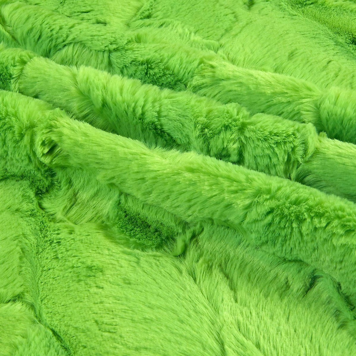 Shannon Minky Luxe Cuddle Hide Lime, Fabric by the Yard