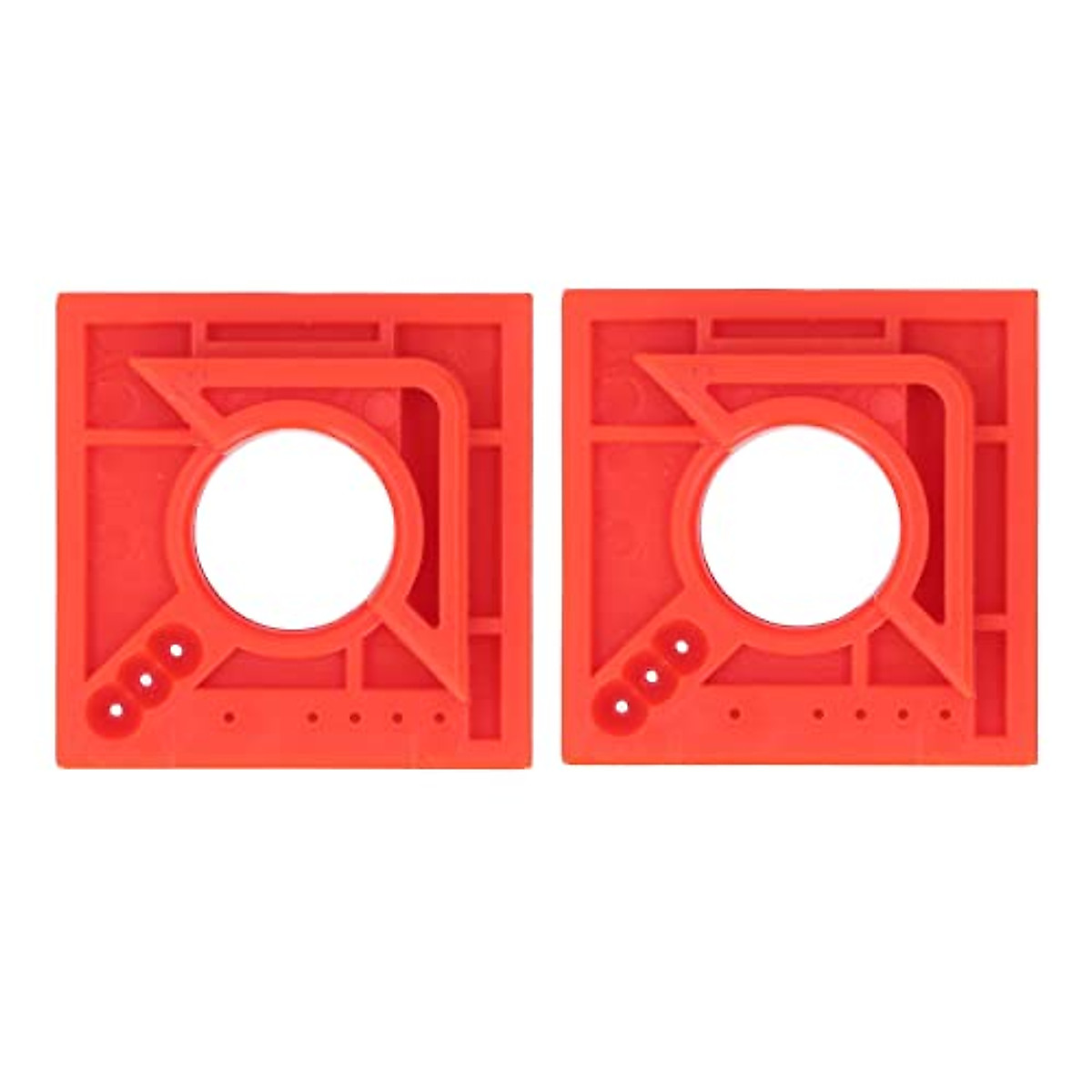 2Pcs Marks Offset Ruler, ABS Multifunction Parallel Lines Level 45 Degree Cutting Marking Carpentry Tool