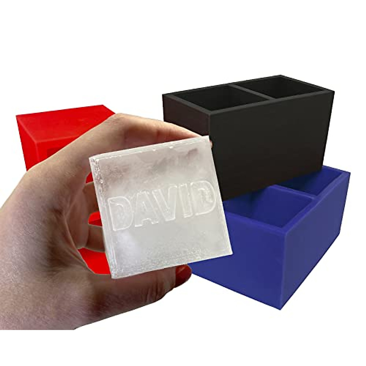 Custom Ice Cube Tray Mold with Text And Initials for Cocktail and Whiskey Ice makking tray Mold, Customized Silicone Ice Mold, Gift For Him, ice for Home Bar, Custom Ice Stamp