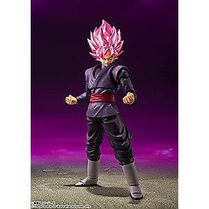 TAMASHII NATIONS - Dragon Ball Super - Goku Black Super Saiyan Rose, Bandai Spirits S.H.Figuarts Action Figure