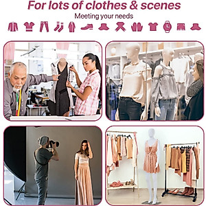 Female Mannequin Full Body 69" High Adjustable Realistic Manikin Torso with Metal Base for Display Women, Plastic Head Turns Poseable Mannequin Stand, White