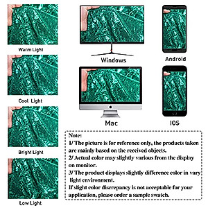 Sequin Fabric by The Yard Sparkly Fabric Green Fabric for Sewing Sequence Material Fabric Little Mermaid Fabric Sequin Fabric Quilting Fabric Flip Sequin Fabric for Wedding Dress