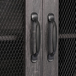 Xilingol Farmhouse TV Stand for 65+ Inch TVs, Tall TV Stands with Power Outlets, Tall Entertainment Center with Sliding Barn Door & Storage Shelves, 65" TV Stands for Living Room, Grey