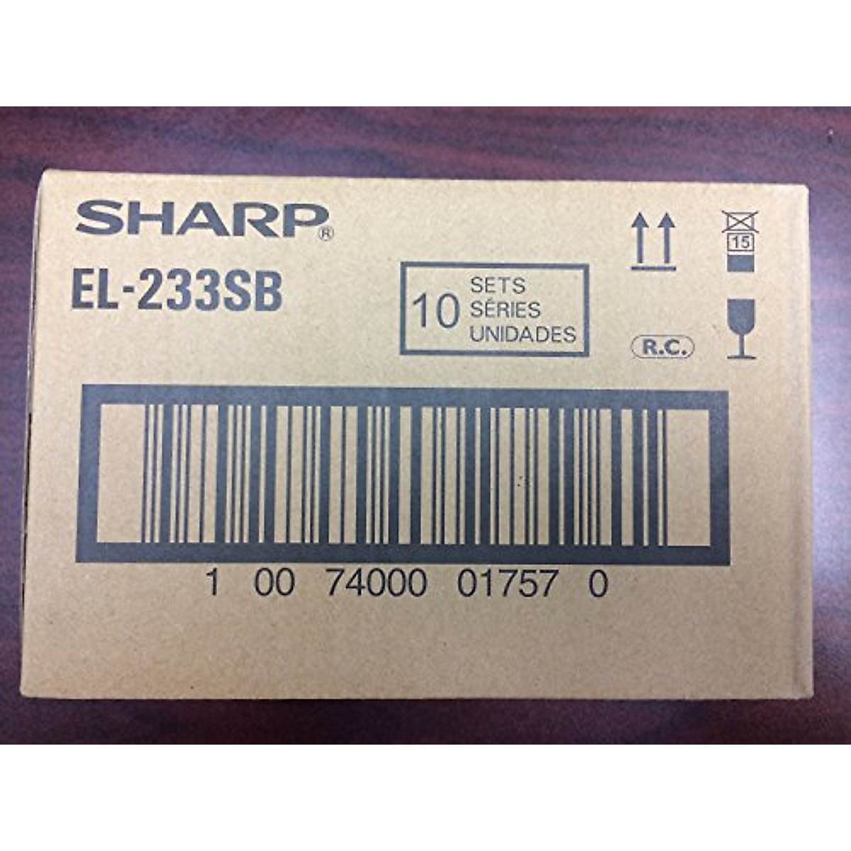 Sharp EL233SB 10 Pack EL233SBX10 Calculator, White
