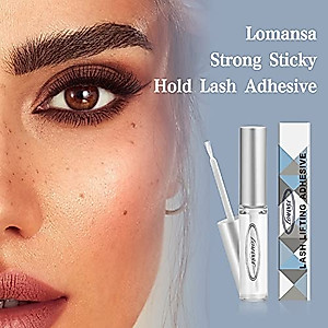 Lomansa Lash Lift Glue 2PCS, Eyelash Lift Glue Adhesive Perming Rod Strong Fix Glue for Lashes and Brows Curl