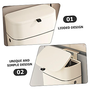 Didiseaon waste container waste bin trash can cabinet trash bin trash can with lid counter top compost bucket kitchen compost bin trash cans garbage can pp Storage tank office dual purpose