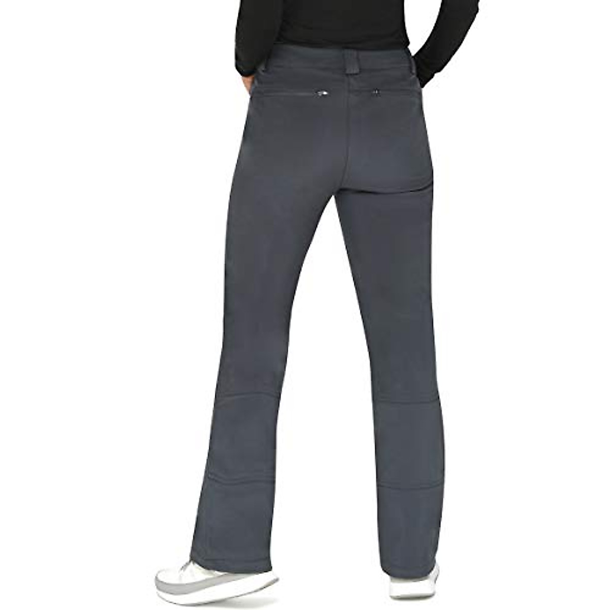 Arctix Women's Sarah Fleece-Lined Softshell Pants, Steel, Small Short