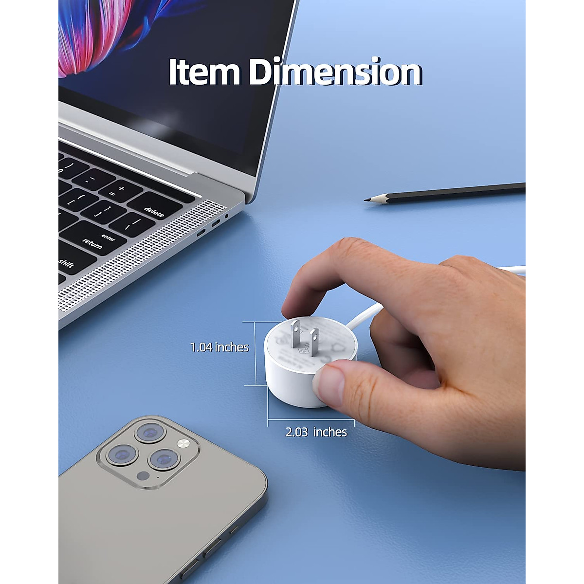 Power Cord Fit for Google Nest Mini (2nd gen) Smart Voice Speaker, Nest WiFi AC2200 (2nd gen) Router Power Supply Adapter AC Charger