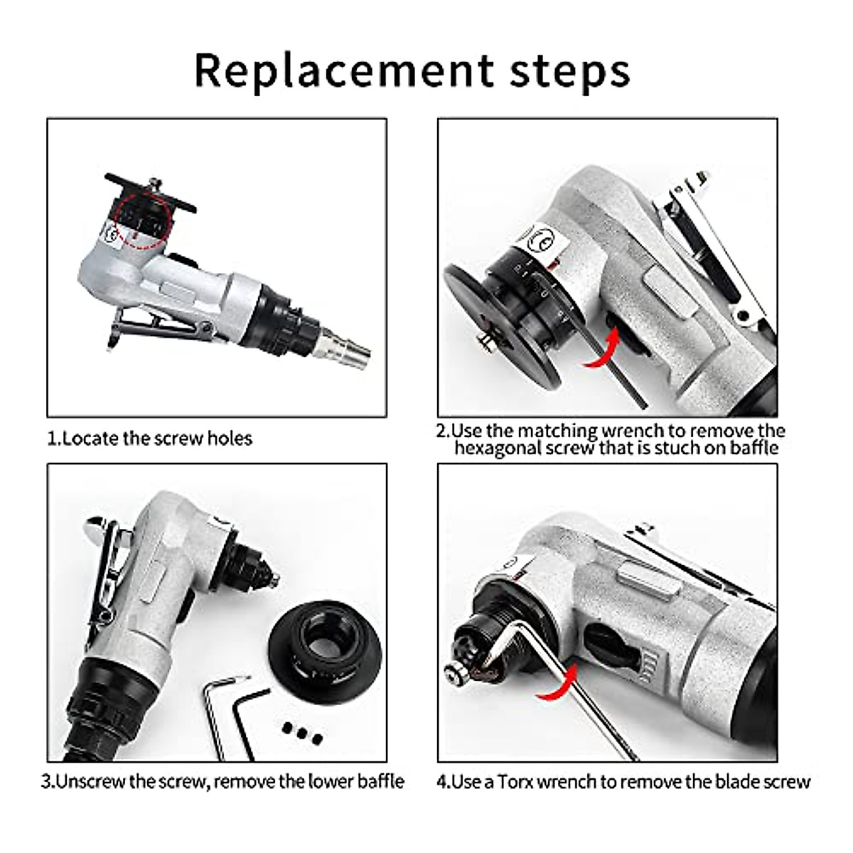 YKLP Mini Pneumatic Chamfering Machine, Portable Handheld 45 Degree Arc Air Beveling Machine with 1/4 Inch Air Inlet for Trimming and Deburring