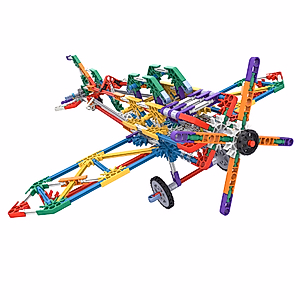 Basic Fun K'NEX | Motorised Creations Building Set | 3D Educational Toys for Kids, 325 Piece Stem Learning Kit, Engineering for Kids, 25 Model Building Construction Toy for Children Ages 7 85049