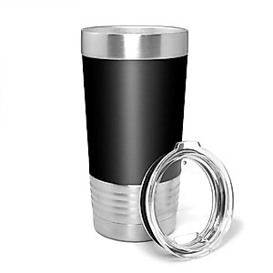 iPick Image for Ford Bronco 20 oz Dual-Wall Insulated Stainless Steel with Black Silicone Sleeve Travel Tumbler
