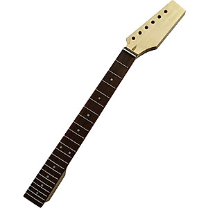 DIY Electric Guitar Kits Strat Style Beginner Kits 6 String Right Handed with Paulownia Wood Body Maple Neck Rosewood Fingerboard Chrome Hardware Build Your Own Guitar.