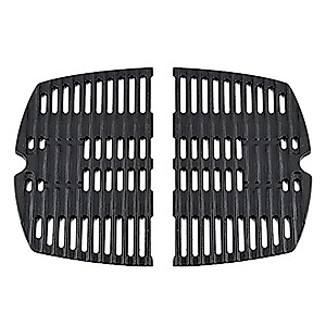 GGC Cooking Grates for Weber 7644 Q100, Q1000 Q1200, Q1400 Series Gas Grill (L 17" x W 12.7" x H 0.5")