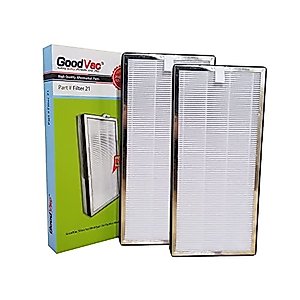 GOODVAC H13 True HEPA Filter Compatible with Medify MA 40 Air Purifiers (2-Pack)