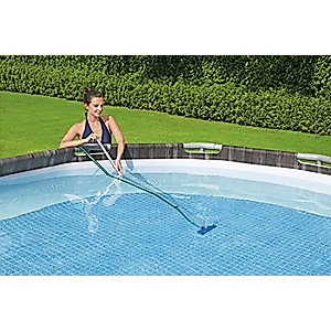 Flowclear Above Ground Pool Maintenance Kit | Features Vacuum and Leaf Skimmer Heads