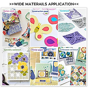 HTVRONT Cutting Mat for Cricut, 8 Pack Cutting Mat 12x12(StandardGrip, LightGrip, StrongGrip, FabricGrip) for Cricut Explore Air 2/Air/One, Variety Adhesive Sticky Cutting Mats Accessories for Cricut