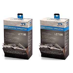 100 Indiv packed Lens Cleaning Towelettes