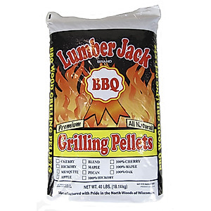 Lumber Jack 100-Percent Cherry Wood BBQ Grilling Pellets, 40-Pound Bag (Discontinued by Manufacturer)