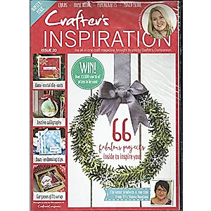 CRAFTER'S INSPIRATION, THE ALL IN ONE CRAFT MAGAZINE ISSUE, 2018 ISSUE, # 20 ALL FREE GIFTS ARE INCLUDED. ( YOUR CRAFT KIT INCLUDES DIE SET, STAMPS, CRAFTS STENCIL & 2 CD -ROMs ) PRINTED IN UK ( SINGLE ISSUE MAGAZINE )