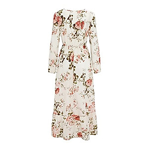 Womens Square Neck Dress Long Puff Sleeve A-Line Casual Short Mini Dress Women's V Neck Halter Fishtail Bandage Bodycon Dress Party Women's Polka Dots Embroidery Keyhole Tie Vintage