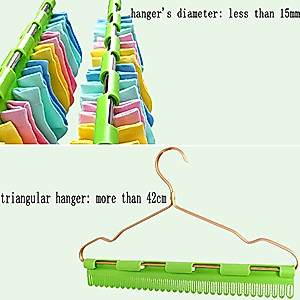 TINTON LIFE 2 Pack Laundry Bathroom Clothes Sock & Underwear Drying Hanger Rack Clip Dryer Airer Clothespin