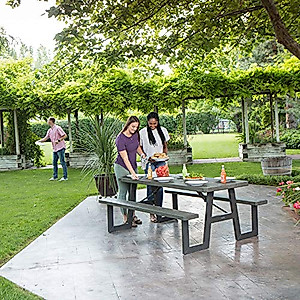 Lifetime 60233 W-Frame Picnic Table
