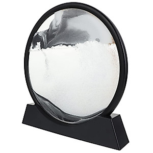 Abaodam 3D Sand Painting Hourglass Sand Art Liquid Motion Bookshelf Decoration Sand Painting Art Flowing Sand Picture Moving Sand Art Large Desktop Art Toys 3D Sand Art Water Office Sports