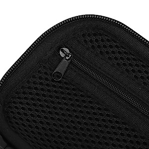 Akozon Microphone Storage Bag Hard Carrying Travel Case Portable Hard Protective Case Storage Bag for Blink 500 B2 Wireless Microphone Black for lavalier Carry case saramonic Blink 500 b2