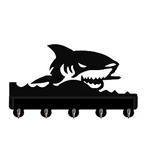 Hook with Shelf Hanger for Clothes Hanger for Coats Hats The Shallows Shark Protective Animals Great Movie Peripheral Product DIY Design Gift for Girlfriend Boyfriend Wild Life