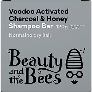 Beauty and the Bees Eco Friendly Unscented Honey & Hemp Seed Oil Solid Shampoo Bar | Sensitive Skin & Dry Scalp | Organic Ingredients Sulfate Free