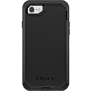 OtterBox Defender Series Case for iPhone SE 3rd Gen (2022), iPhone SE 2nd (2020), iPhone 8, iPhone 7 (Not Plus) - Case Only - Non-Retail Packaging - Black
