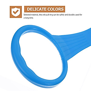 1 Pair Cot Baby Bed Baby Playpen Baby Crib Hanging Rings Infant Crib Pull Rings Baby Walking Exercise Assistant Safety Ring Supplies The Fence Accessories