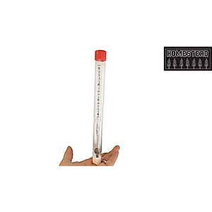 Maple Syrup Hydrometer - Measure Sugar and Moisture Content (Density) of Boiled Sap - Baume and Brix Scale - Calibrated to Create Pure Maple Syrup