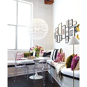 2xhome Set of Two (2) Clear - Louis Style Ghost Armchair Dining Room Chair - Lounge Arm Arms Armed Chairs Armchairs Accent Seat Higher Fine Modern Mid Century Designer