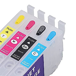 FTVOGUE Ink Cartridge PP BK C M Y 4 Colors Printing Accessory Part (405XXLBK/405XLC/405XLM/405XLY)