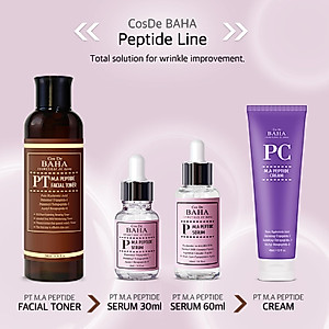 Peptide Complex Facial Serum with Matrixyl 3000 & Argireline for Face/Neck - Deep Wrinkles, Heals and Repairs Skin for Face, 1 Fl Oz (30ml)