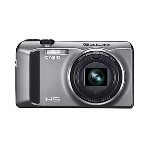 Casio High Speed Exilim Ex-ZR400 Digital Camera Silver EX-ZR400SR - International Version (No Warranty)