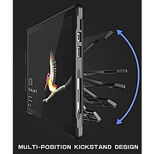 SUPCASE [UB PRO Series] Full-Body Kickstand Rugged Protective Case for Surface Pro 7/Pro 6 Case Microsoft Surface Pro 7/Pro 6/Pro 5/Pro 4/Pro LTE (Black)
