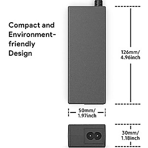 HKY Replacement Resmed Airsense 10 Power Supply 24V AC Adapter for All ResMed AirSense 10,AirStart 10 CPAP Machine & AirCurve 10,Lumis VPAP BiLevel Series 90W ResMed S10 370001 37344 37028 Power Cord